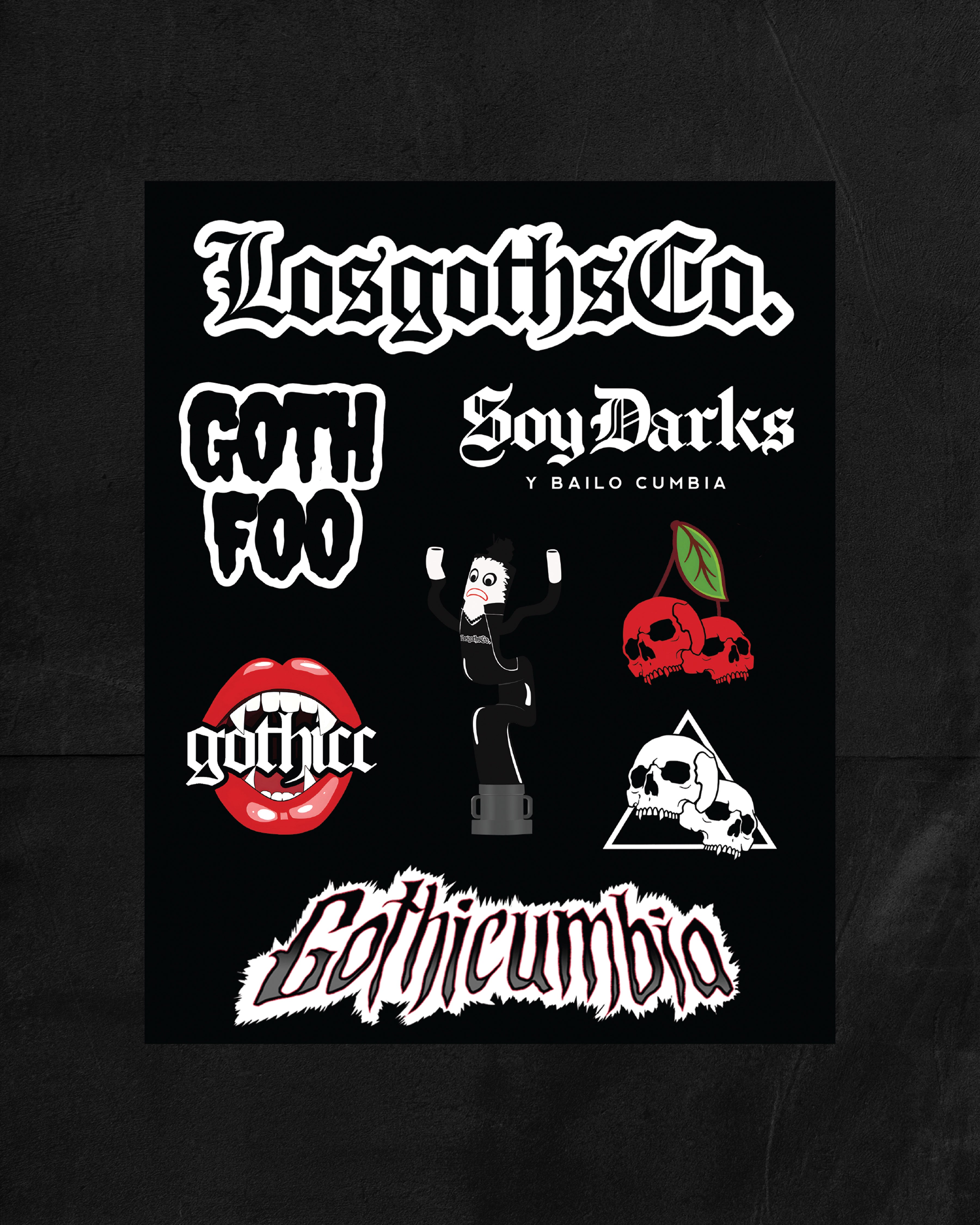 Sticker Sheet 3.0 – LosGothsCo.
